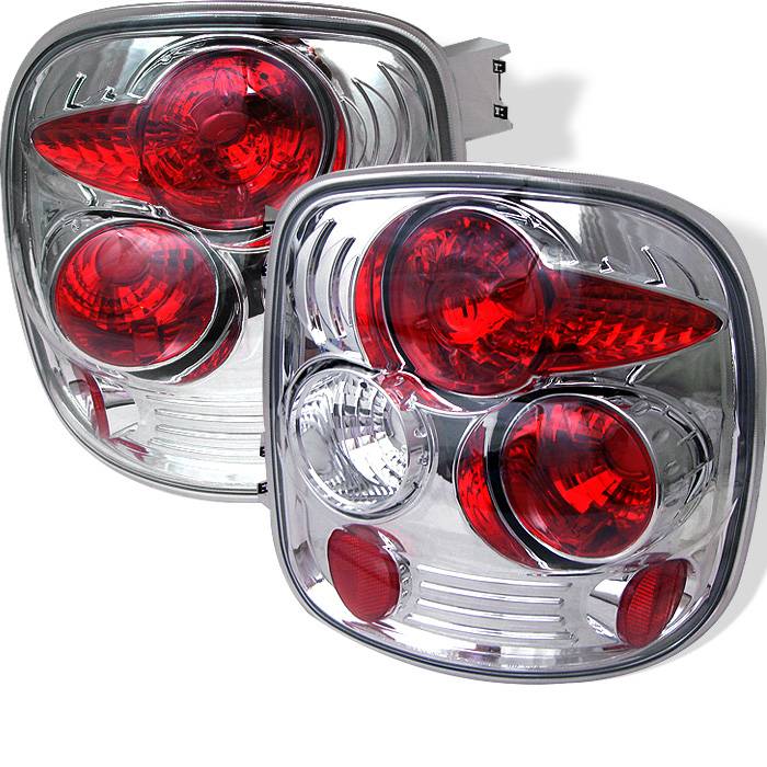 Chevy Silverado Stepside 99-04 Euro Style Tail Lights - Chrome – Spyder ...