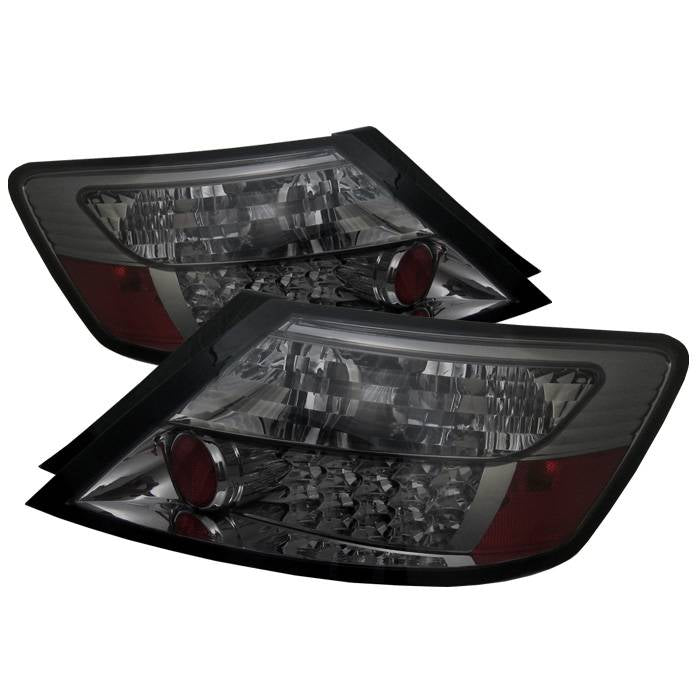 Honda Civic 06-08 2Dr LED Tail Lights - Smoke – Spyder Auto