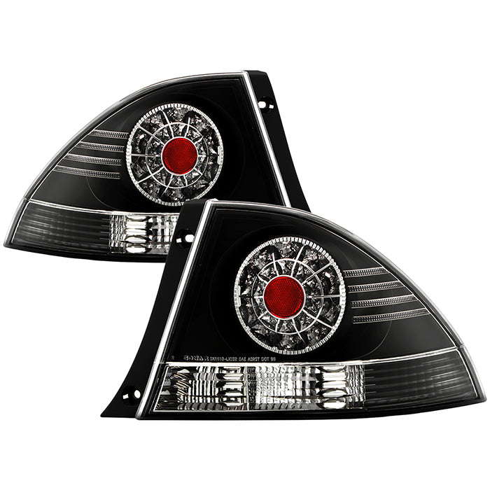 Lexus IS 300 01-05 LED Tail Lights - Black – Spyder Auto